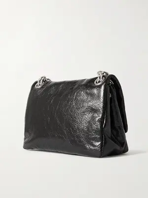 Balenciaga Monaco Mini Textured-leather Shoulder Bag