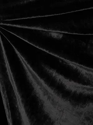 Balenciaga One-shoulder Asymmetric Velvet Dress