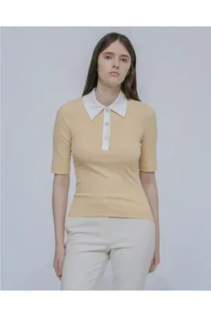 Rosetta Getty Collared T-shirts For Women