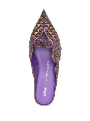 Y/project X Melissa Court Mules - Purple
