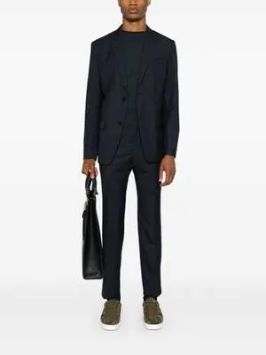 Calvin Klein Tapered Wool Tailored Trousers