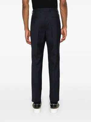 Calvin Klein Tapered Wool Tailored Trousers