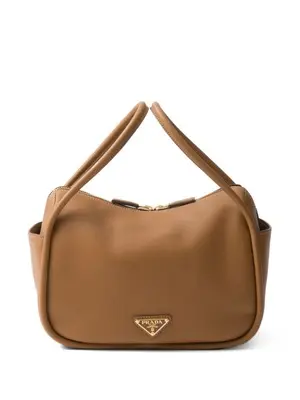 Prada Darling Leather Handbag - Brown