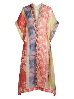 ETRO ETRO Graphic-Print Crepe Kaftan Dress