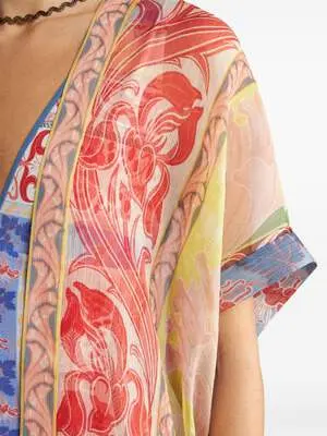 Etro Graphic-print Crepe Kaftan Dress