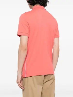 BOSS Logo-appliqué Short-sleeve Polo Shirt - Pink