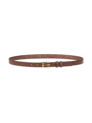 Etro Paisley-print Reversible Leather Belt