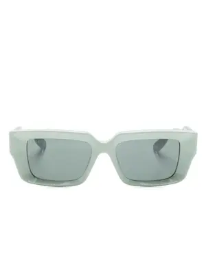 Gucci Logo-debossed Sunglasses - Green