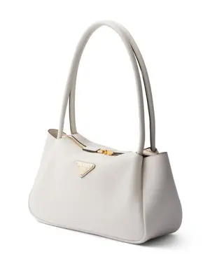 Prada Darling Medium Leather Shoulder Bag - White