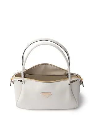 Prada Darling Medium Leather Shoulder Bag - White