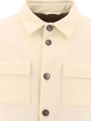 Herno Button-up Shirt Jacket - White