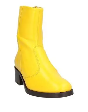 Zadig&Voltaire Leather Ankle Boots - Yellow