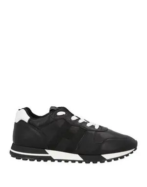 Hogan Leather Sneakers - Black