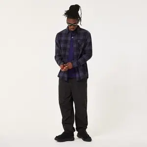 Oakley Podium Plaid Ls Flannel - Black