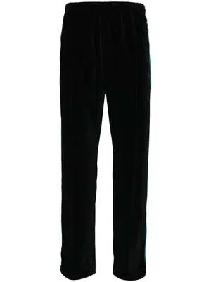 Needles Logo-embroidered Velour Track Pants