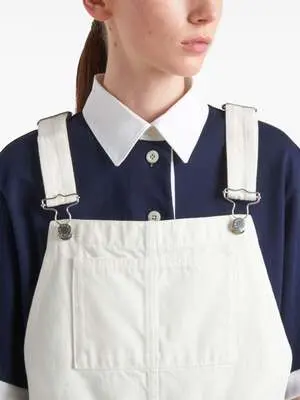 Prada Denim Overall Mini-dress