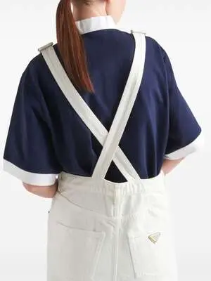 Prada Denim Overall Mini-dress