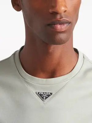 Prada Cotton T-shirt - Neutrals