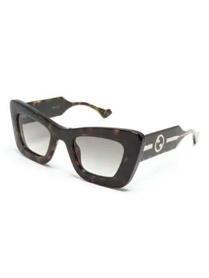 Gucci Tortoiseshell Cat-eye Sunglasses