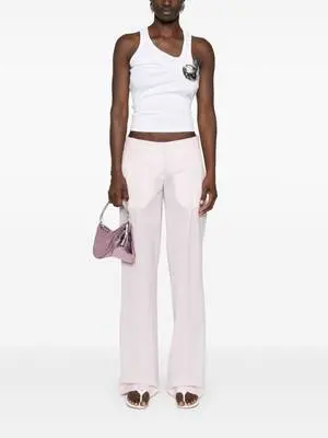Coperni Emoji Cotton Tank Top - White