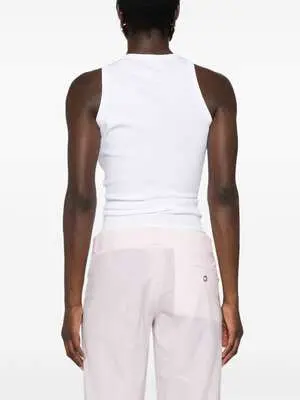 Coperni Emoji Cotton Tank Top - White