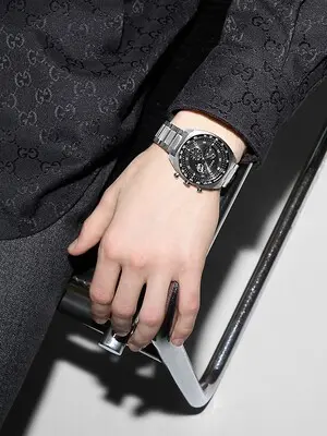 Gucci Interlocking G Stainless Steel Chronograph Watch/41mm