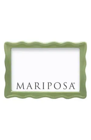 MARIPOSA Wavy Picture Frame - Green