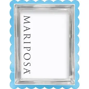 MARIPOSA Acrylic Scallop Picture Frame - Blue