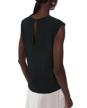 Whistles Crinkle Sleeveless Tank Top