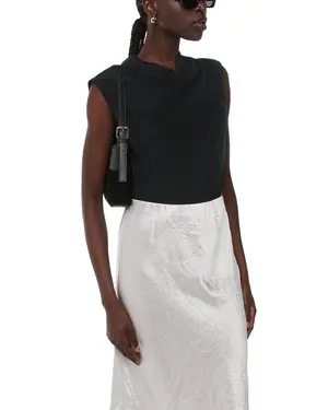 Whistles Crinkle Sleeveless Tank Top