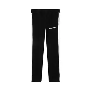 Palm Angels Fleece Track Pants /white - Black