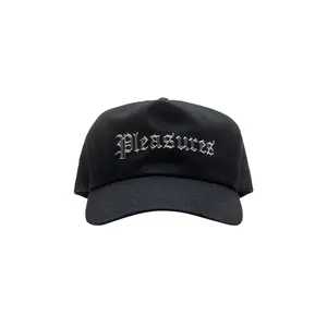 PLEASURES Chrome Snapback - Black
