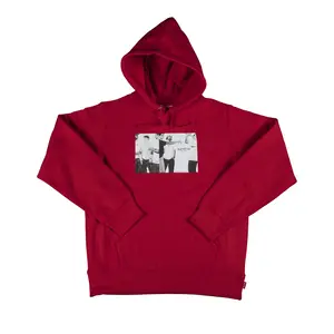 Supreme Classic Ad Hooded Sweatshirt - Red