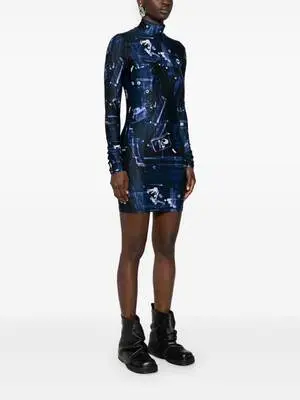 Coperni X-ray Print Mini Dress
