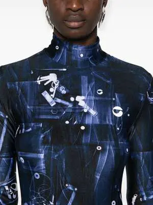 Coperni X-ray Print Mini Dress