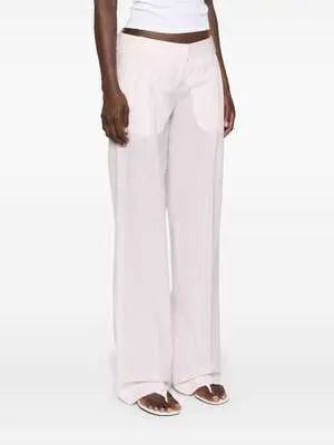Coperni Check Pattern Flared Trousers