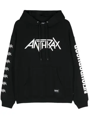 NEIGHBORHOOD X Anthrax Logo-print Hoodie