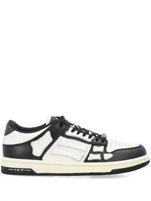 Amiri Skel Colour-block Leather Sneakers - Black