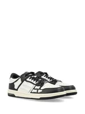 Amiri Skel Colour-block Leather Sneakers - Black