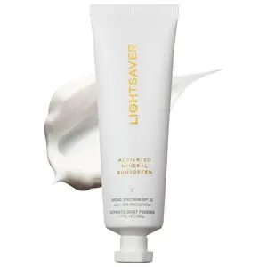 LIGHTSAVER Shade 0 Activated Non-tinted Mineral Face Sunscreen Broad Spectrum Spf 33 - One-color