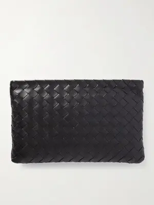Bottega Veneta Intrecciato Leather Pouch