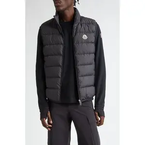 Moncler Contrin Down Puffer Vest - Black