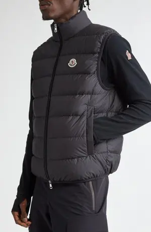 Moncler Contrin Down Puffer Vest - Black