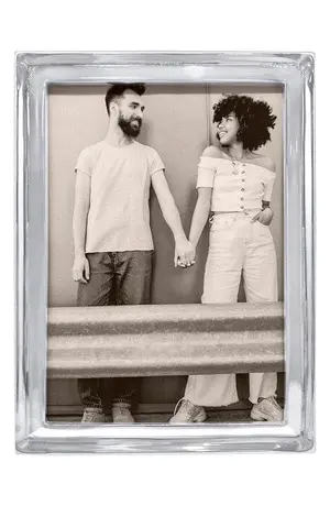 MARIPOSA Signature 5 X 7-inch Picture Frame - Silver
