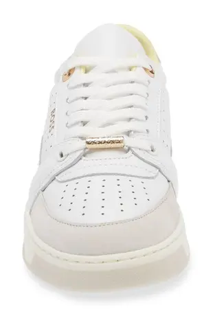 BOSS Baltimore Leather Sneakers - White Multi