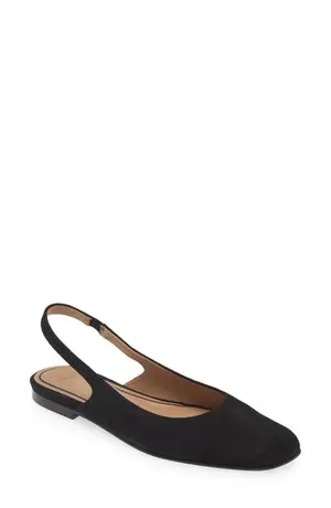 BOSS Rose Slingback Flat - Black