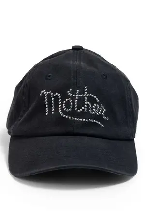 MOTHER Hats Off Baseball Cap Black