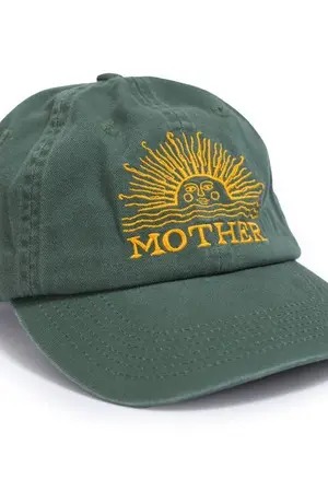 MOTHER Hats Off Baseball Cap - Green Blazing Hat