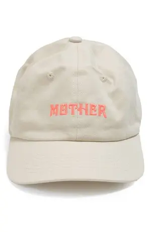 MOTHER Hats Off Baseball Cap Tan Mother
