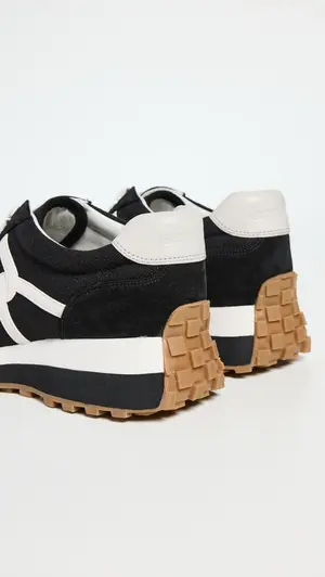 Veronica Beard Valentina Sneakers - Black/white